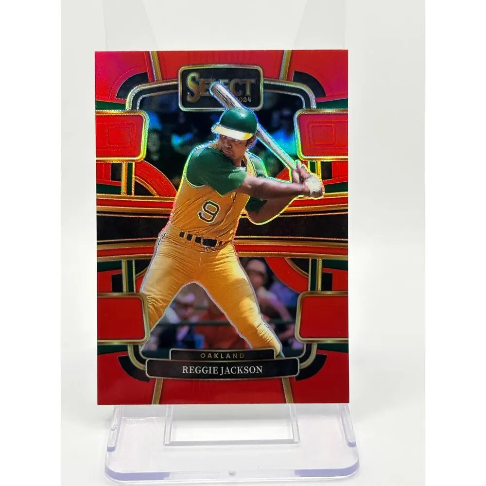 Panini | Toys | 224 Panini Select Reggie Jackson Red Prizm Refractor ...